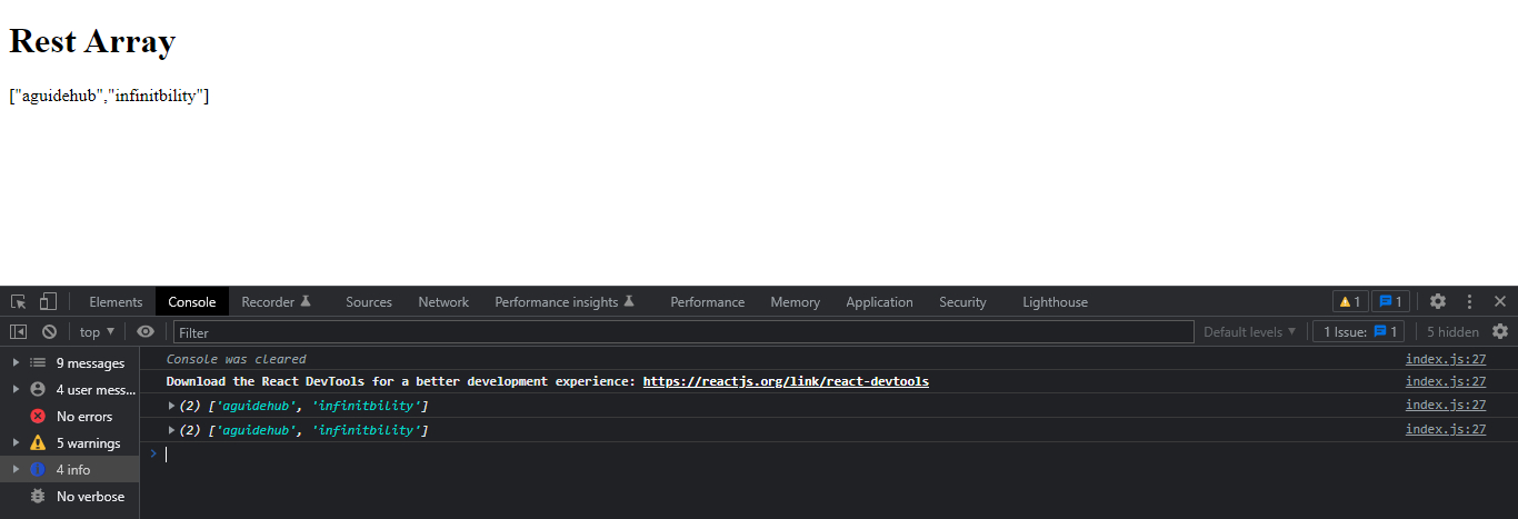 How To Remove Last Element From Array In React Js ReactJsSnippet